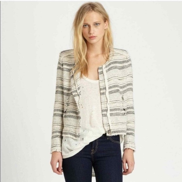 IRO | Jackets & Coats | Iro Cotton Blend Biker Jacket | Poshmark